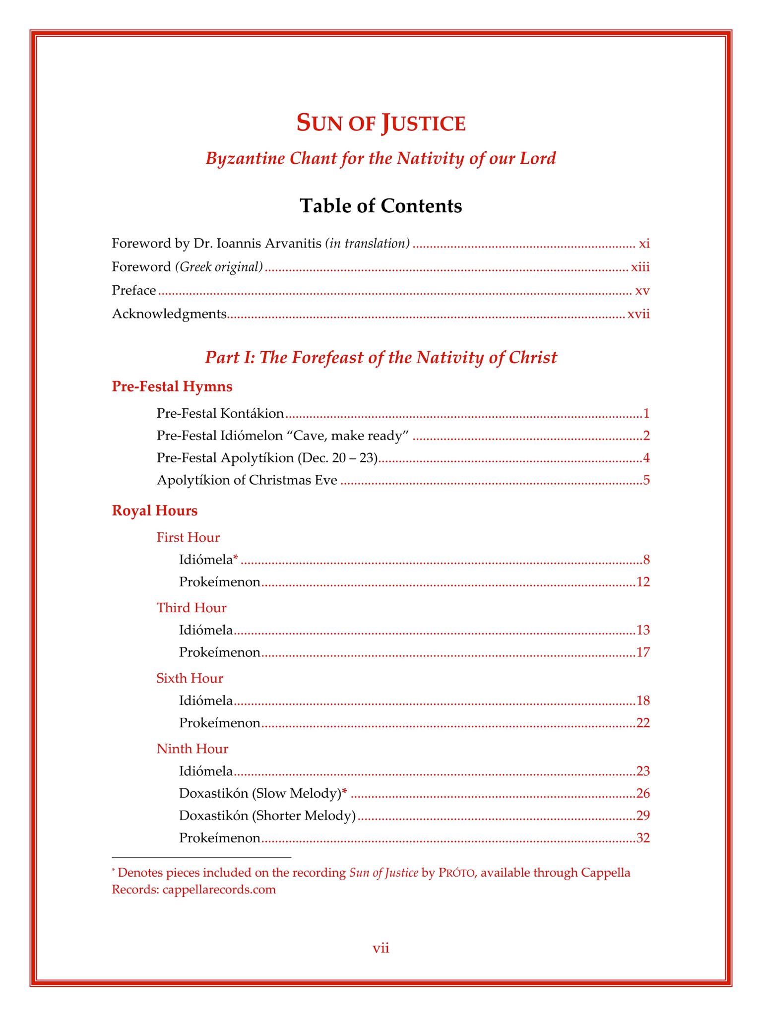 Sun of Justice: Byzantine Chant for the Nativity of our Lord | Cappella ...